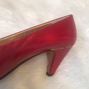 Gucci | Shoes | Vintage Gucci Red Heeled Pumps | Poshmark